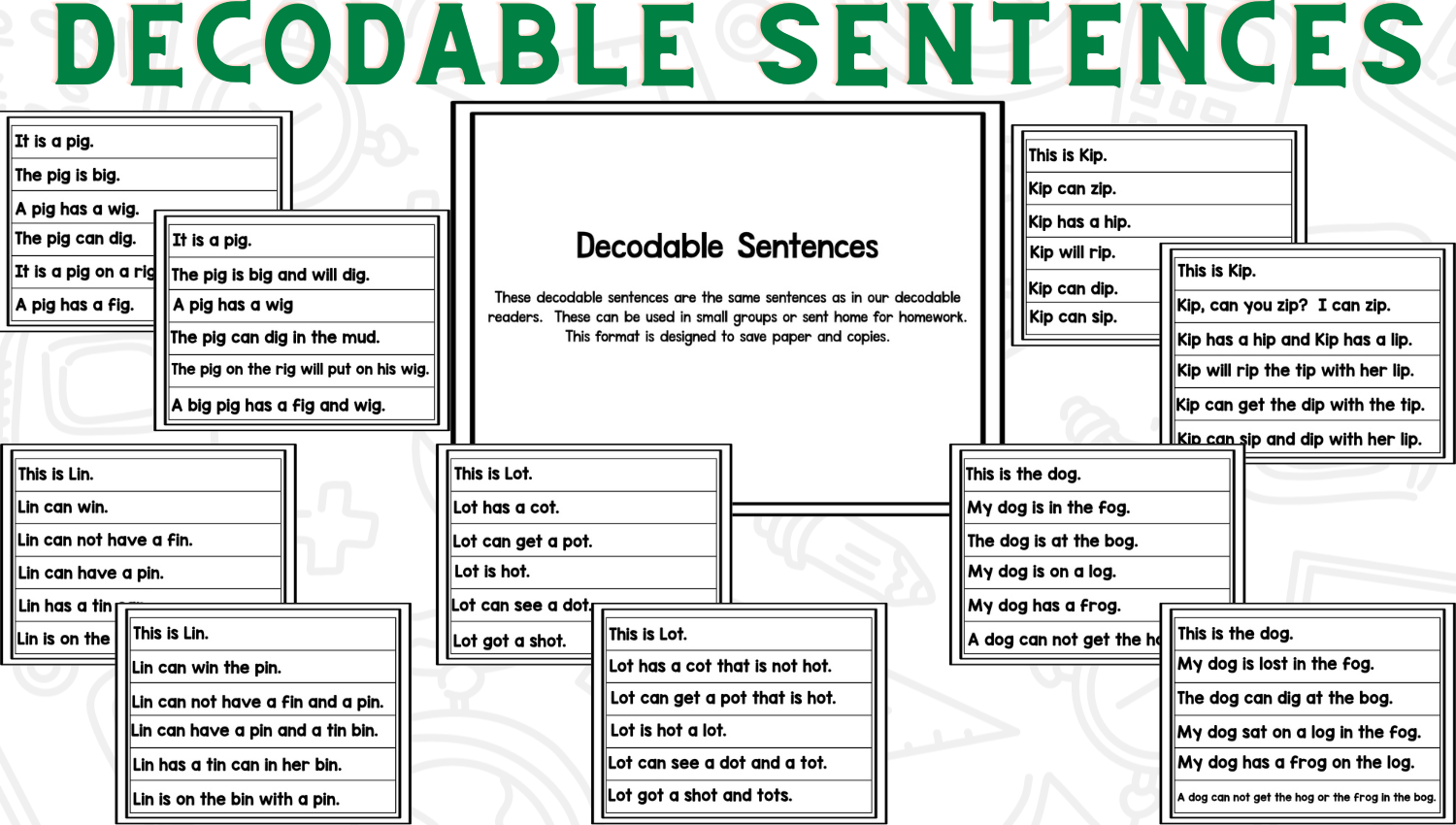 Word Family Bootcamp (No Theme) – The Kindergarten Smorgasboard Online ...