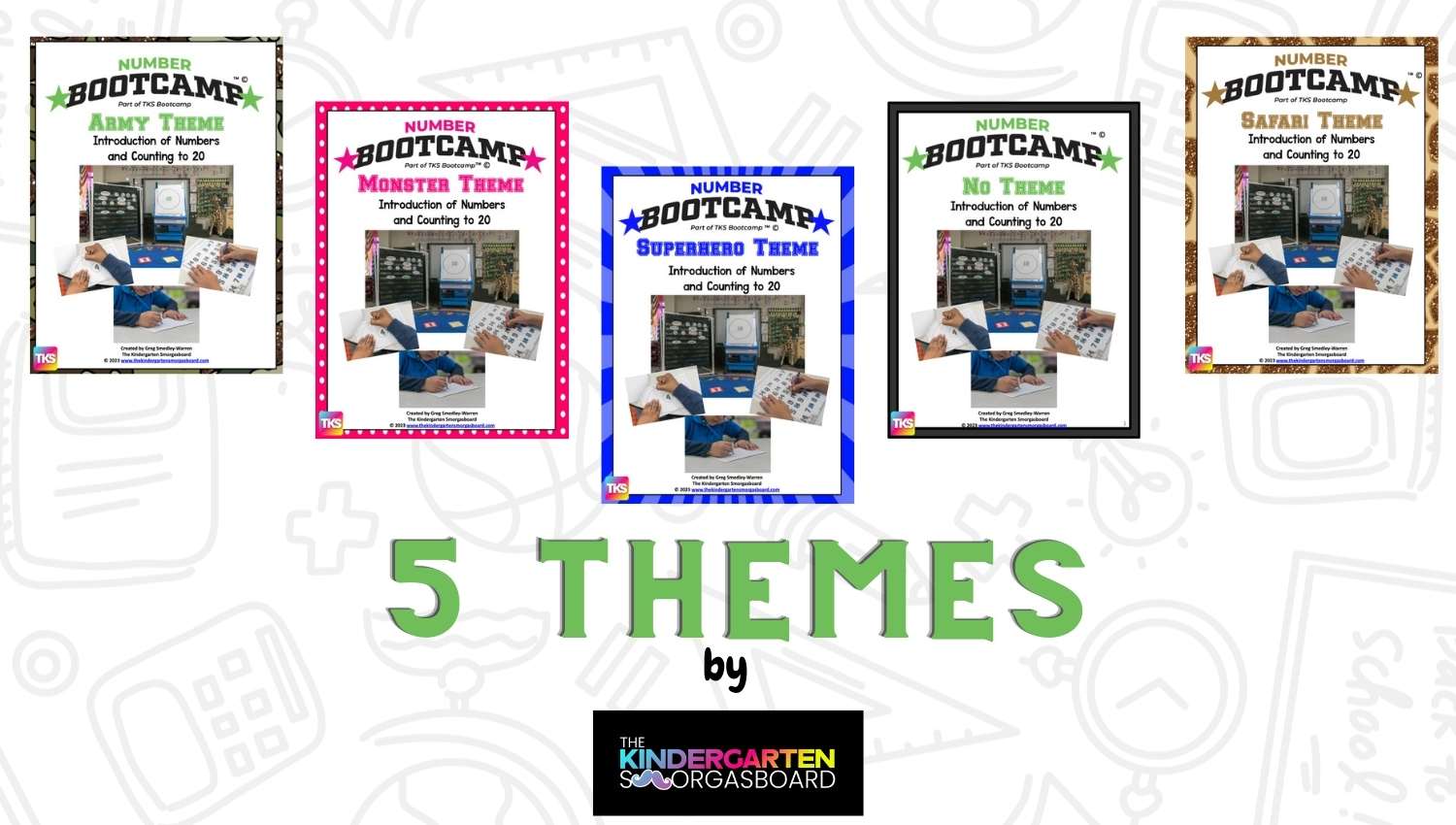 Number Bootcamp: Numbers and Counting 1-20 (Safari Theme) – The ...