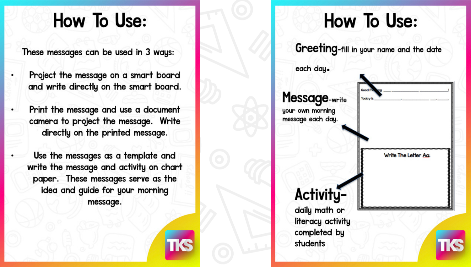 Morning Messages BUNDLE! – The Kindergarten Smorgasboard Online Store