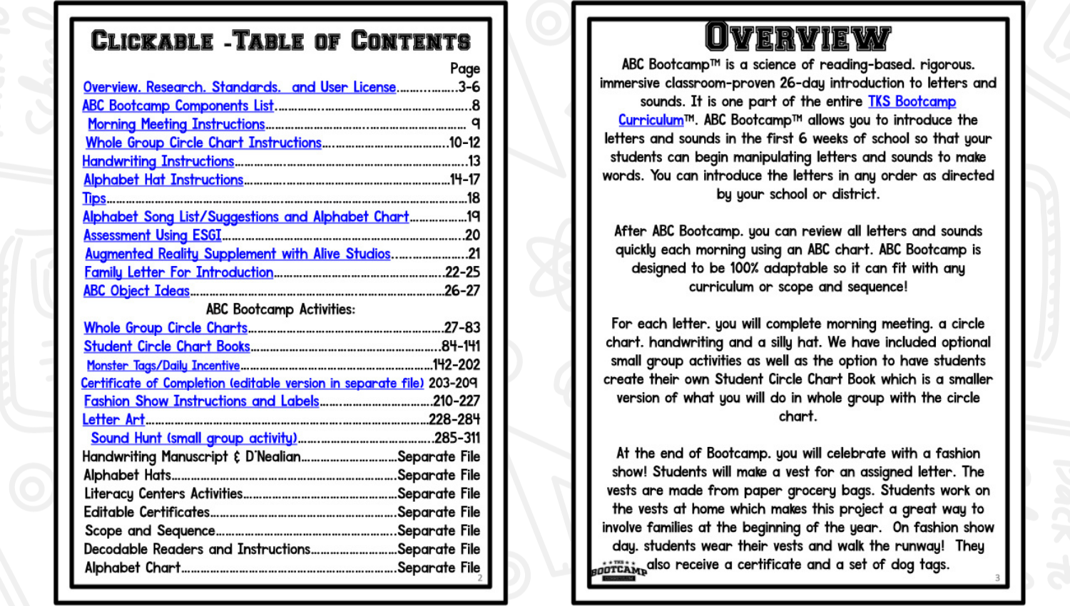 ABC Bootcamp: A 26-Day Introduction to Letters and Sounds (No Theme ...