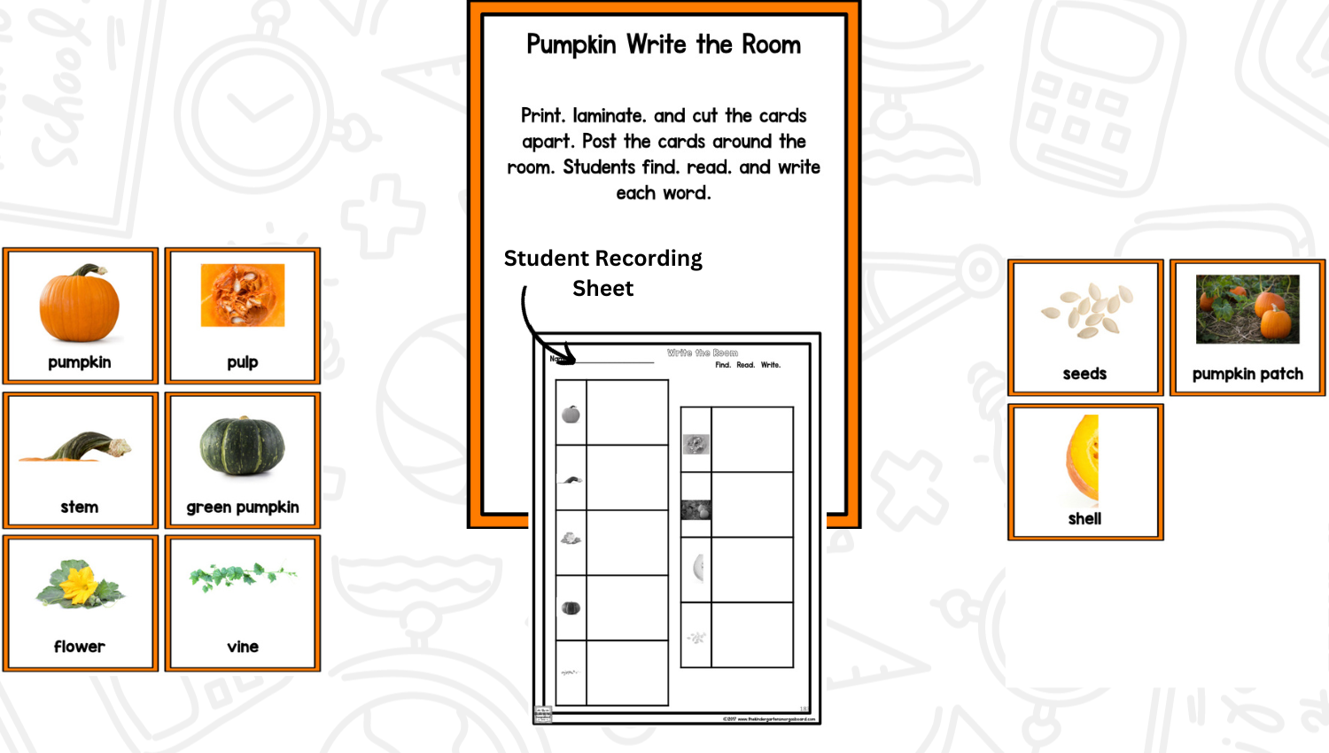 Pumpkins Research Project PLUS Centers – The Kindergarten Smorgasboard ...