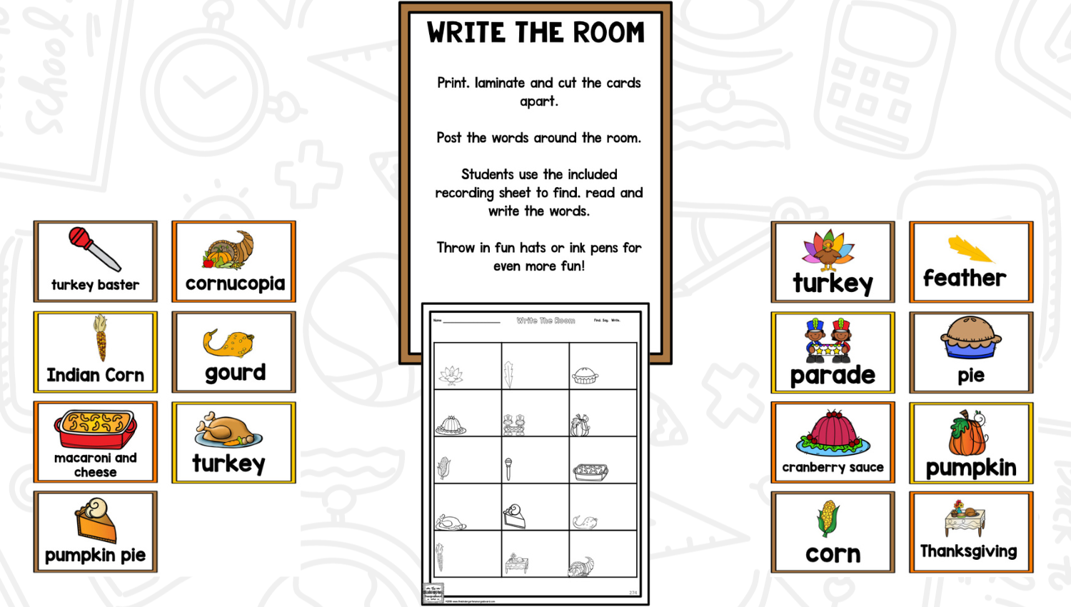 Thanksgiving: A Research and Writing Project PLUS Centers! – The ...