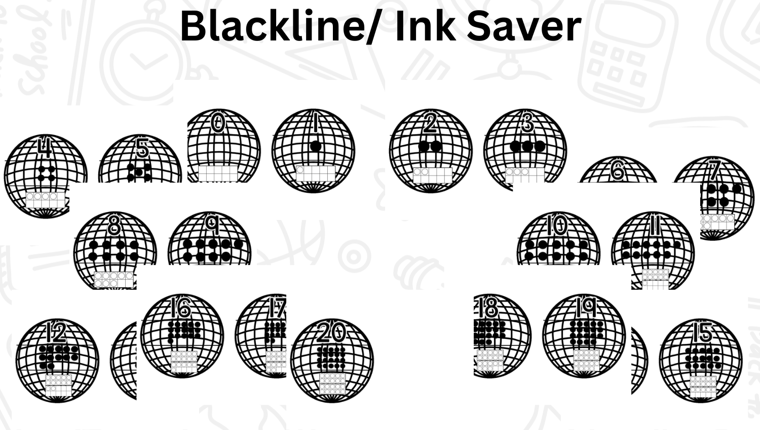 Disco Ball Numbers & Counting Puzzles – The Kindergarten Smorgasboard ...