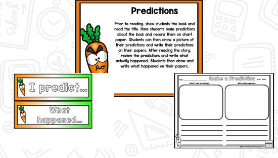 Creepy Carrots - Reading Comprehension Strategies & Activities - Read ...