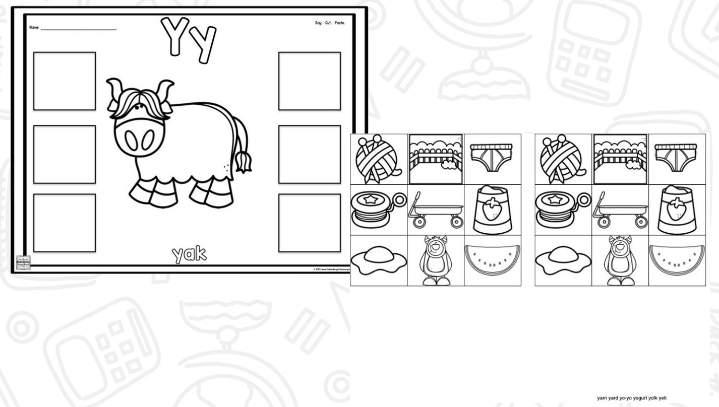 Beginning Sounds Picture Sorts – The Kindergarten Smorgasboard Online Store