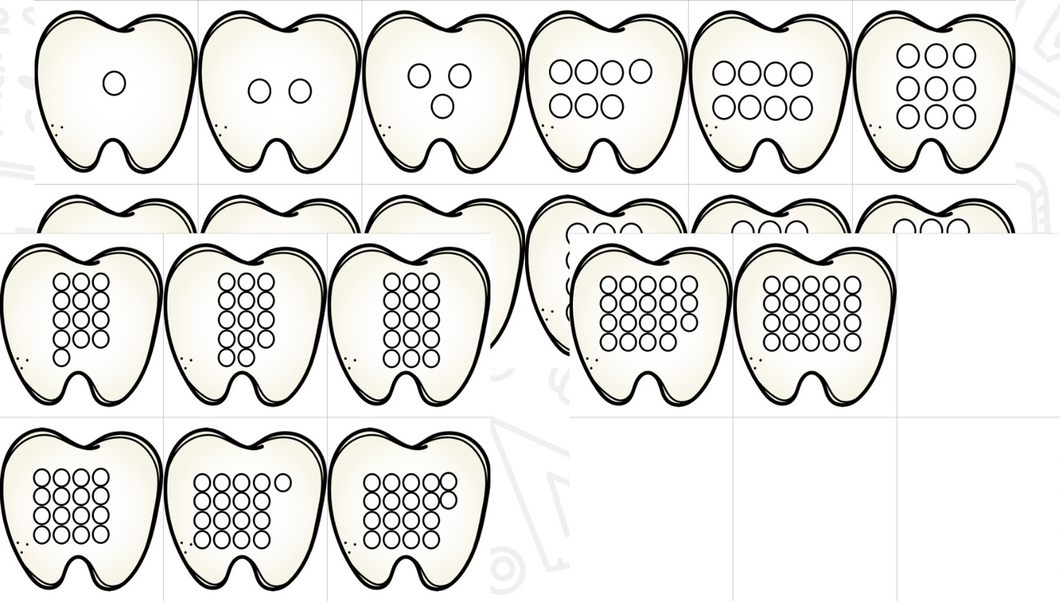 Brushing Teeth Numbers and Counting – The Kindergarten Smorgasboard ...
