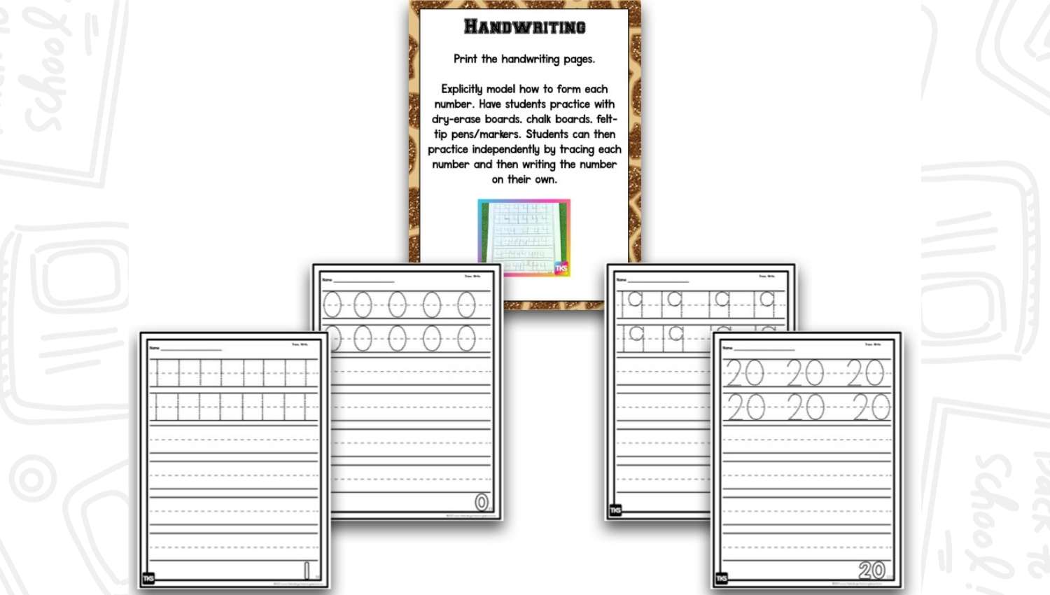 Number Bootcamp: Numbers and Counting 1-20 (Safari Theme) – The ...