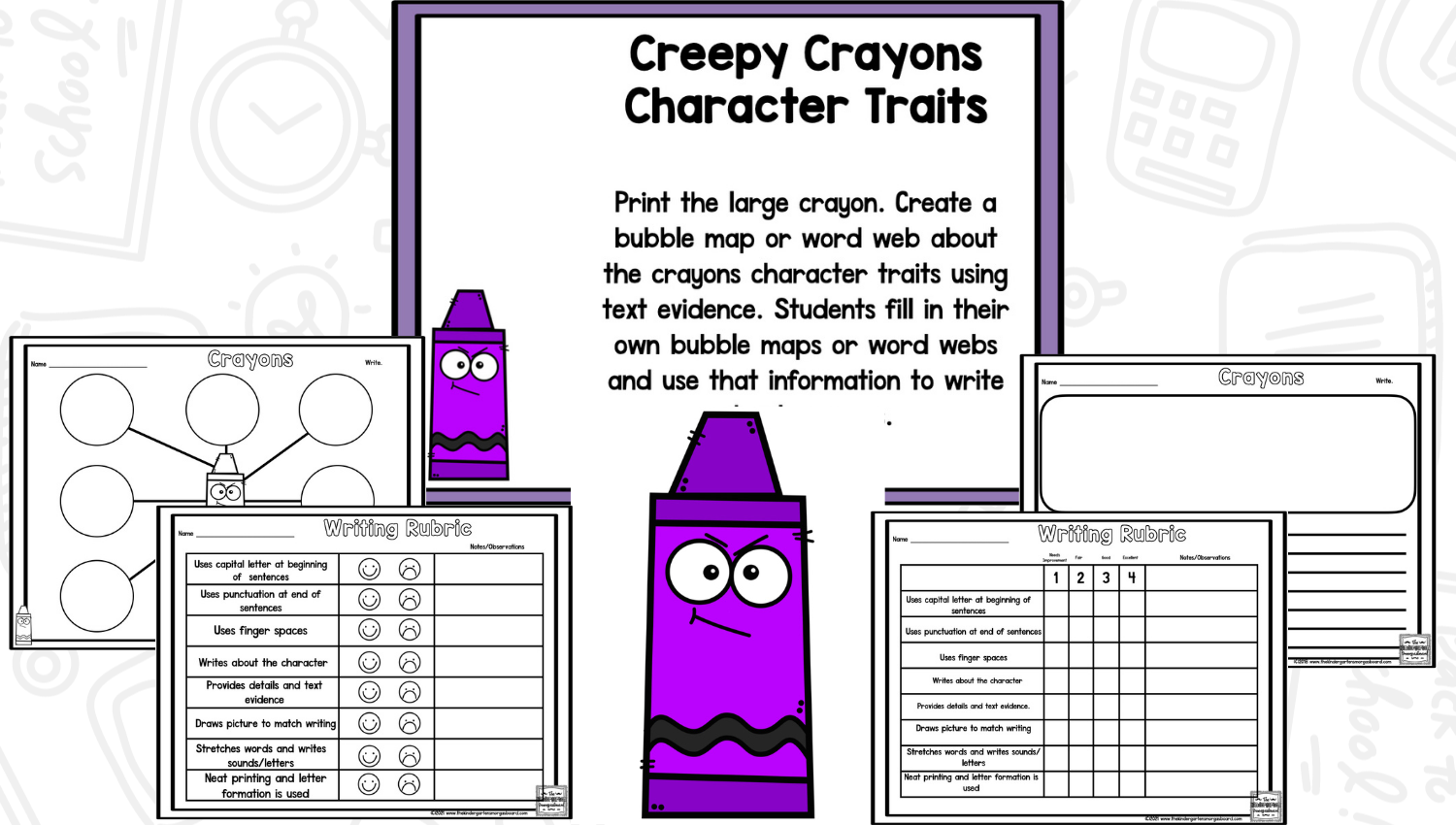 Read It Up! Creepy Crayon – The Kindergarten Smorgasboard Online Store