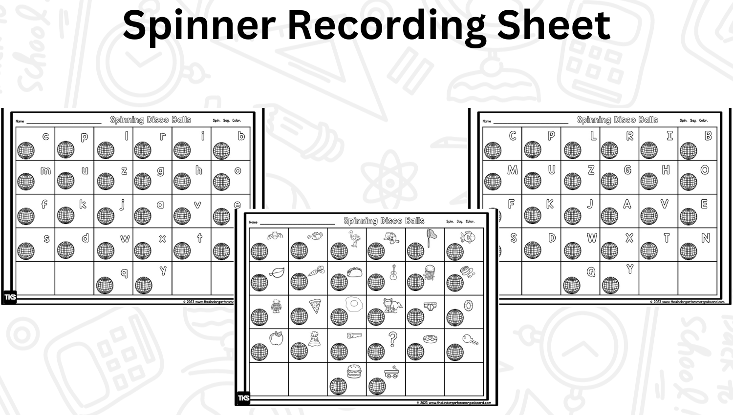 Disco Ball Letters & Sounds Puzzles – The Kindergarten Smorgasboard ...