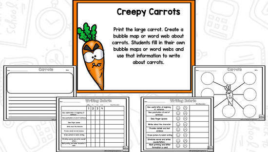 Creepy Carrots - Reading Comprehension Strategies & Activities - Read ...