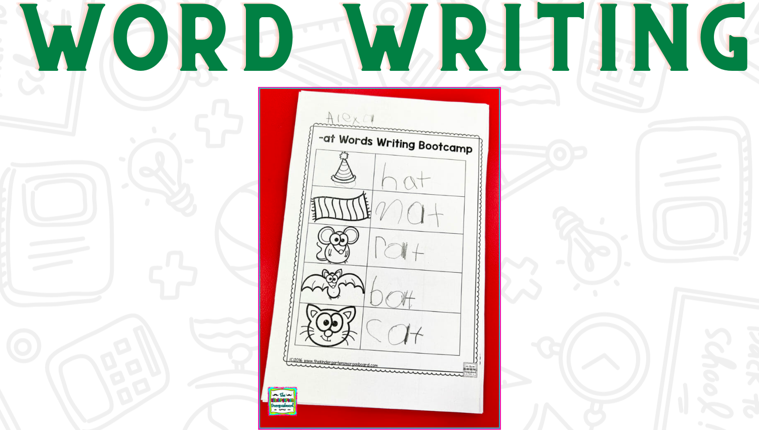 Word Family Bootcamp (No Theme) – The Kindergarten Smorgasboard Online ...
