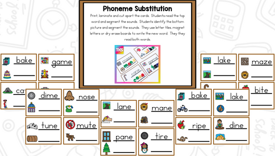 See It! Say it! Spell It! CVCE Words Phonics & Phonemic Awareness Acti ...