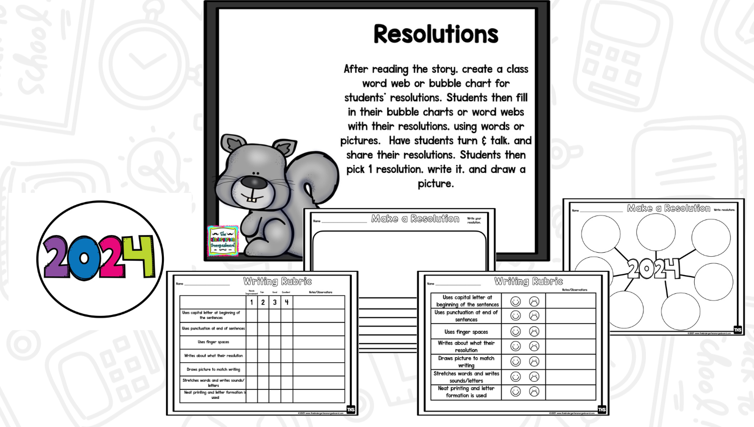 Read It Up! Squirrel's New Year's Resolution – The Kindergarten ...