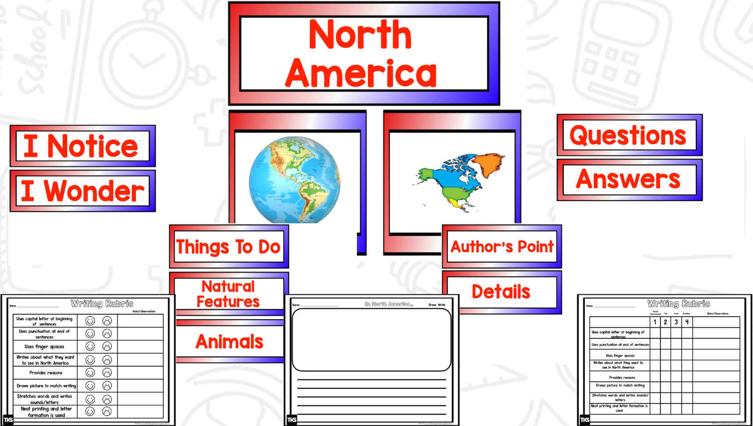 Explore It Up! Continents – The Kindergarten Smorgasboard Online Store