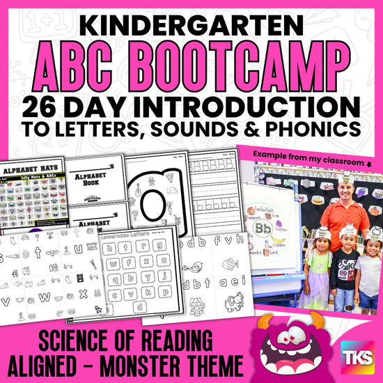 ABC Bootcamp®: A 26-Day Introduction to Letters and Sounds (Monster Th ...