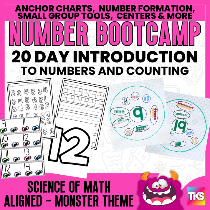 Number Bootcamp: Numbers and Counting 1-20 (Monster Theme) – The ...