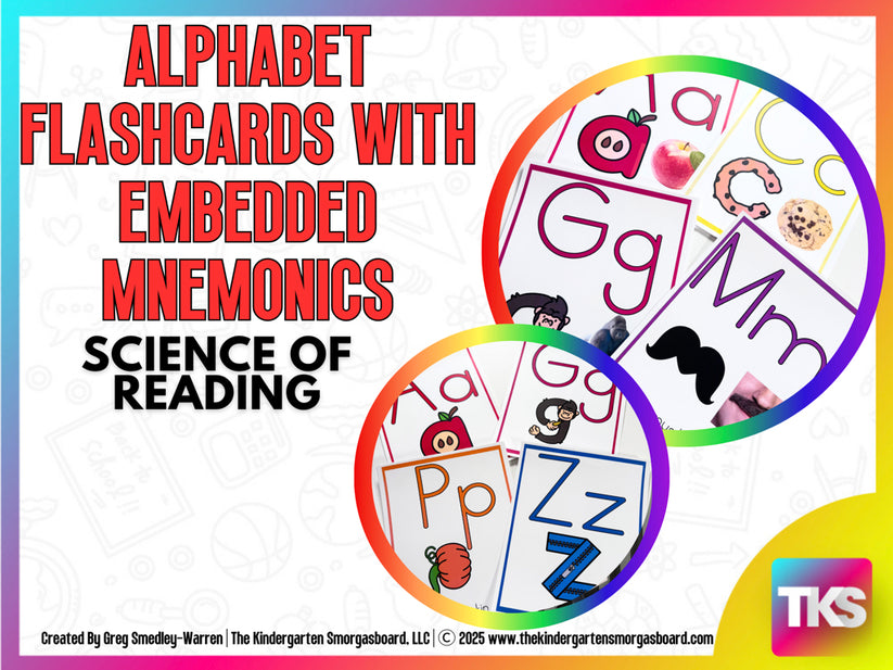 Alphabet Flash Cards with Embedded Mnemonics – The Kindergarten ...