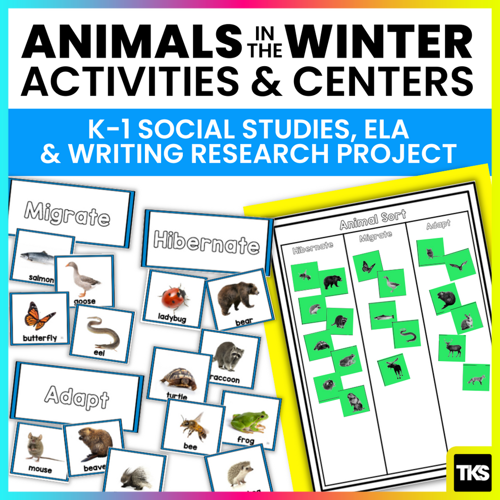 Animals In Winter Research Project – The Kindergarten Smorgasboard ...