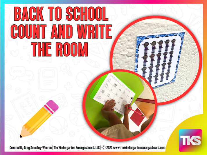 Back to School: Differentiated Count and Write the Room – The ...
