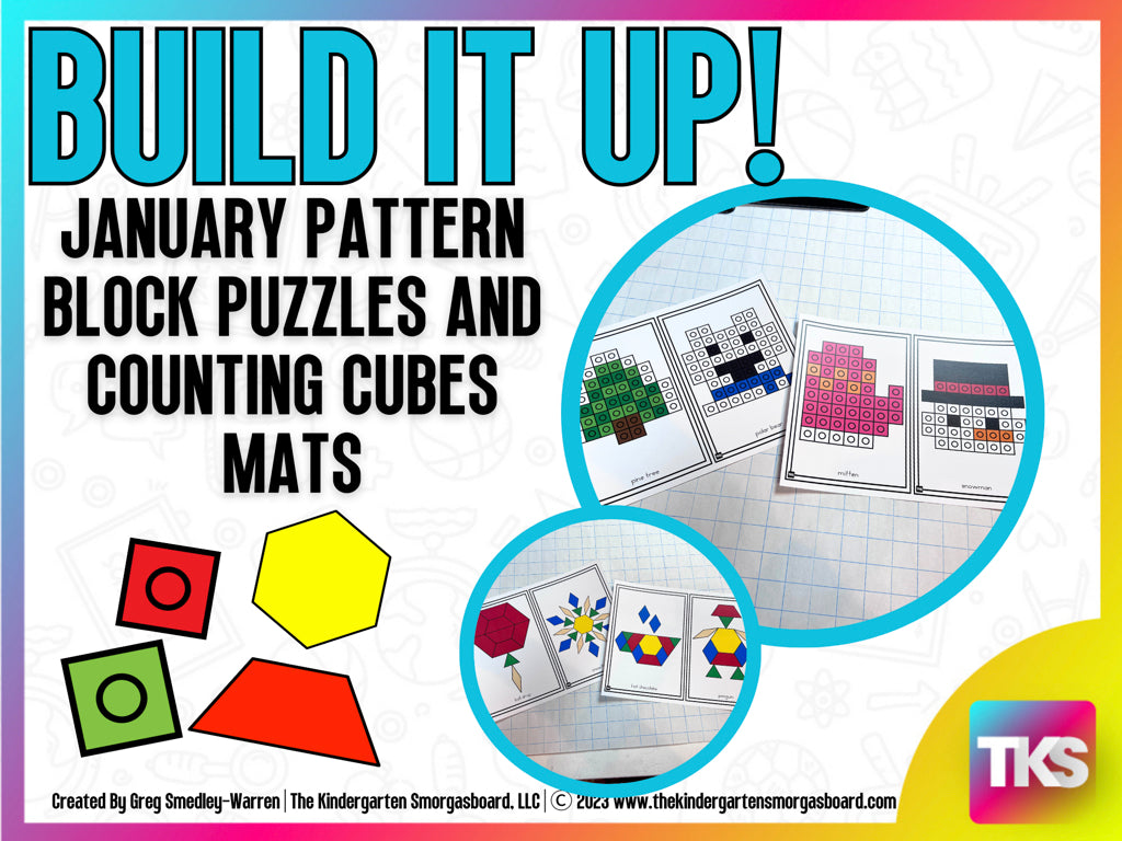 Build It Up! January Pattern Block and Counting Cube Mats – The ...
