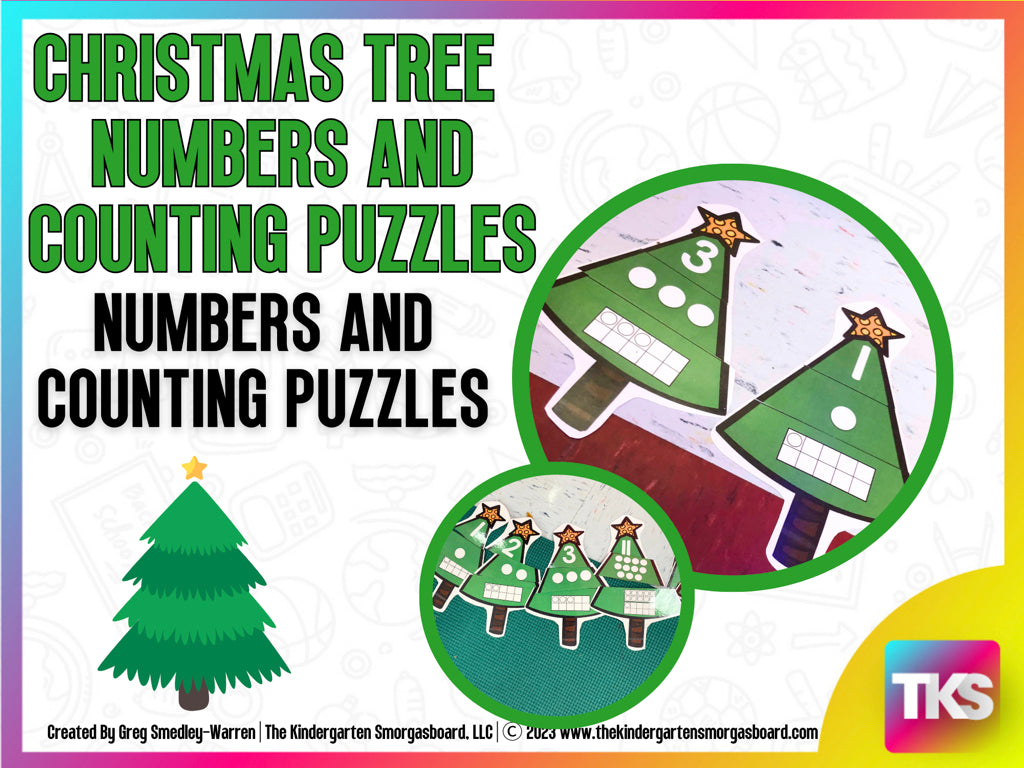 Christmas Tree Numbers & Counting – The Kindergarten Smorgasboard ...