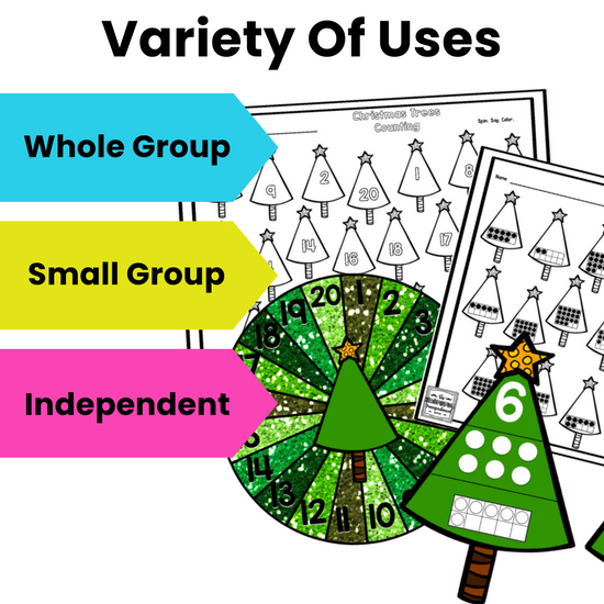 Christmas Tree Numbers & Counting – The Kindergarten Smorgasboard ...