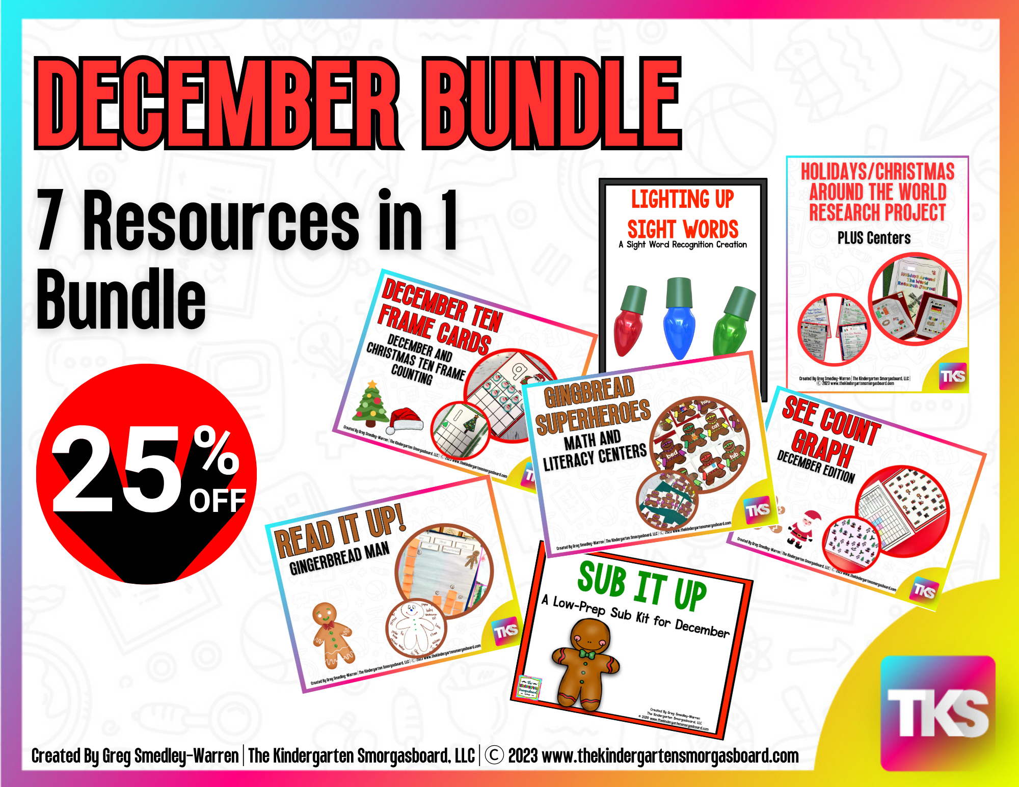 December Bundle – The Kindergarten Smorgasboard Online Store