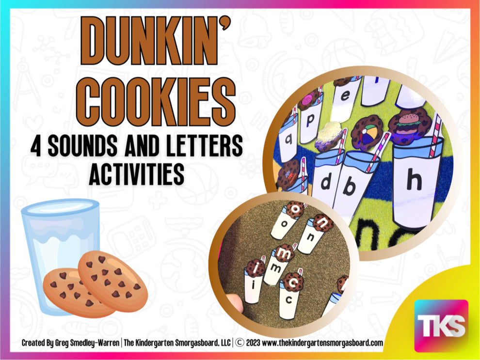 Dunkin' Cookies! Letters and Sounds – The Kindergarten Smorgasboard ...