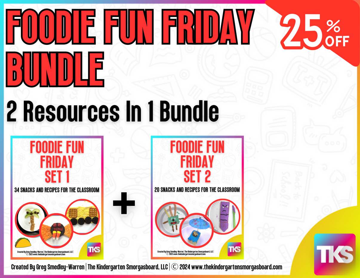 Foodie Fun Friday Bundle – The Kindergarten Smorgasboard Online Store