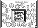 Happy New Year Roll and Color FREEBIE! – The Kindergarten Smorgasboard ...