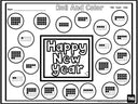 Happy New Year Roll and Color FREEBIE! – The Kindergarten Smorgasboard ...