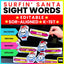 Surfin' Santa Editable Sight Words Game – The Kindergarten Smorgasboard ...