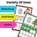 December Ten Frame Cards – The Kindergarten Smorgasboard Online Store