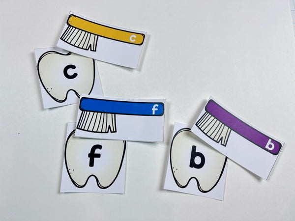 Brushing Teeth Letters and Sounds – The Kindergarten Smorgasboard ...