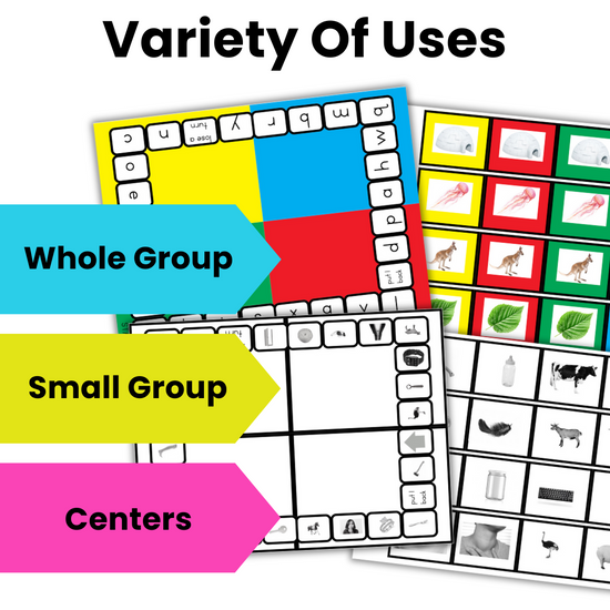 Game It Up! Letters & Sounds – The Kindergarten Smorgasboard Online Store