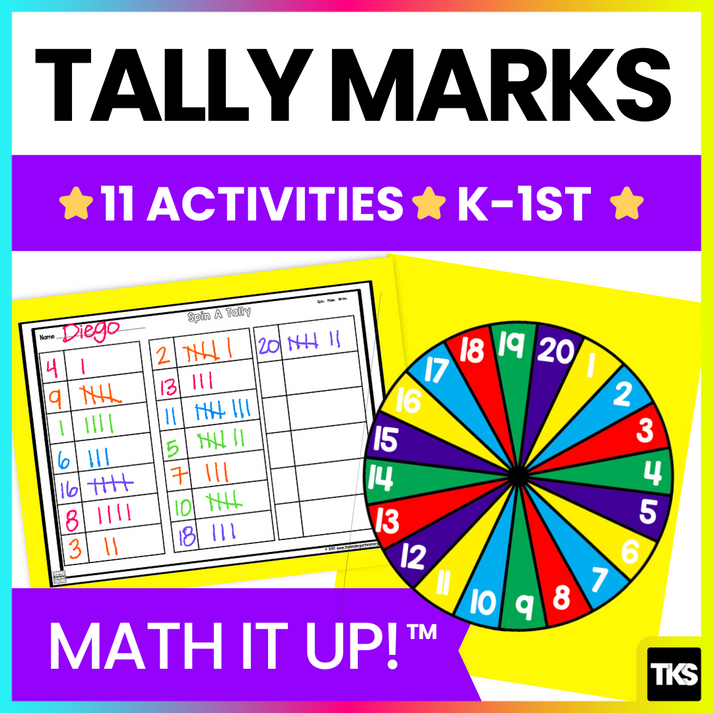 Math It Up! Tally Marks – The Kindergarten Smorgasboard Online Store