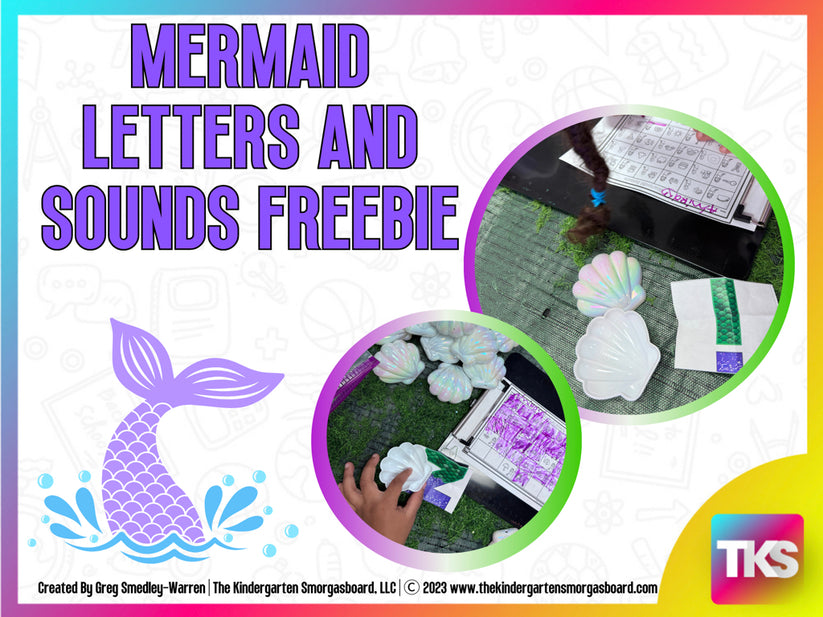 Mermaid Letters & Sounds – The Kindergarten Smorgasboard Online Store
