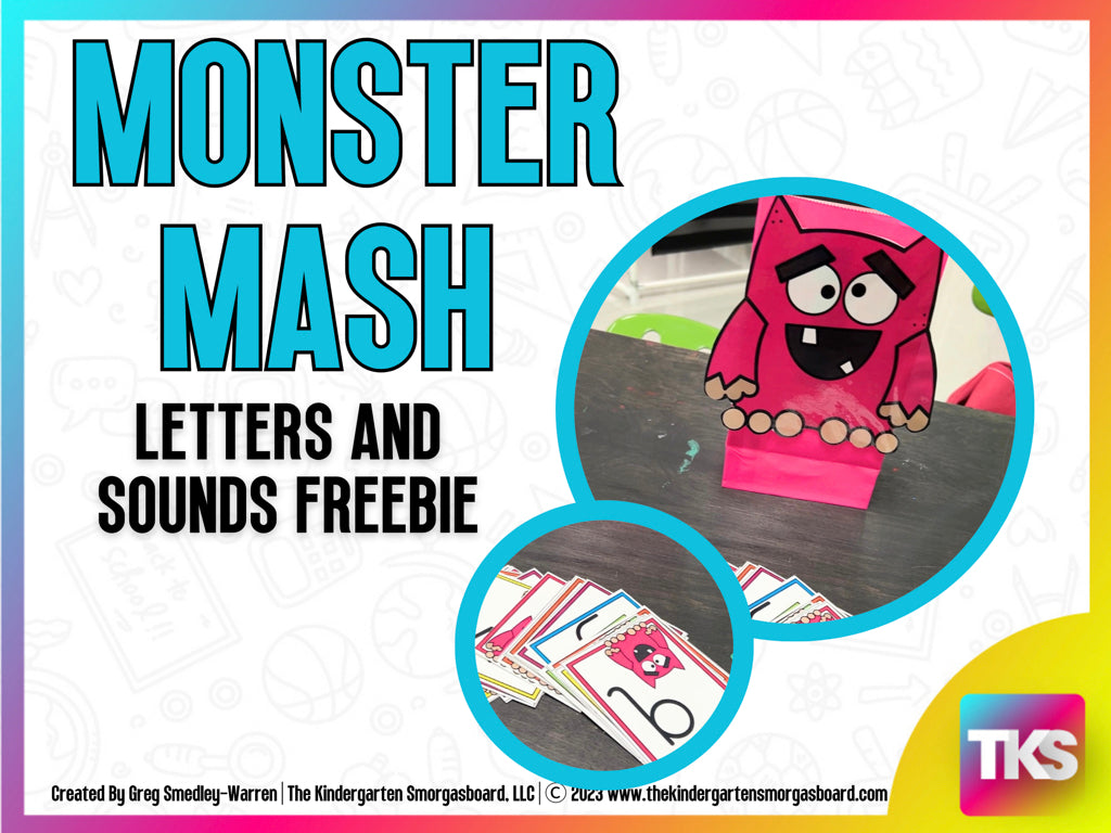 Monster Mash Letter Recognition FREEBIE! – The Kindergarten ...
