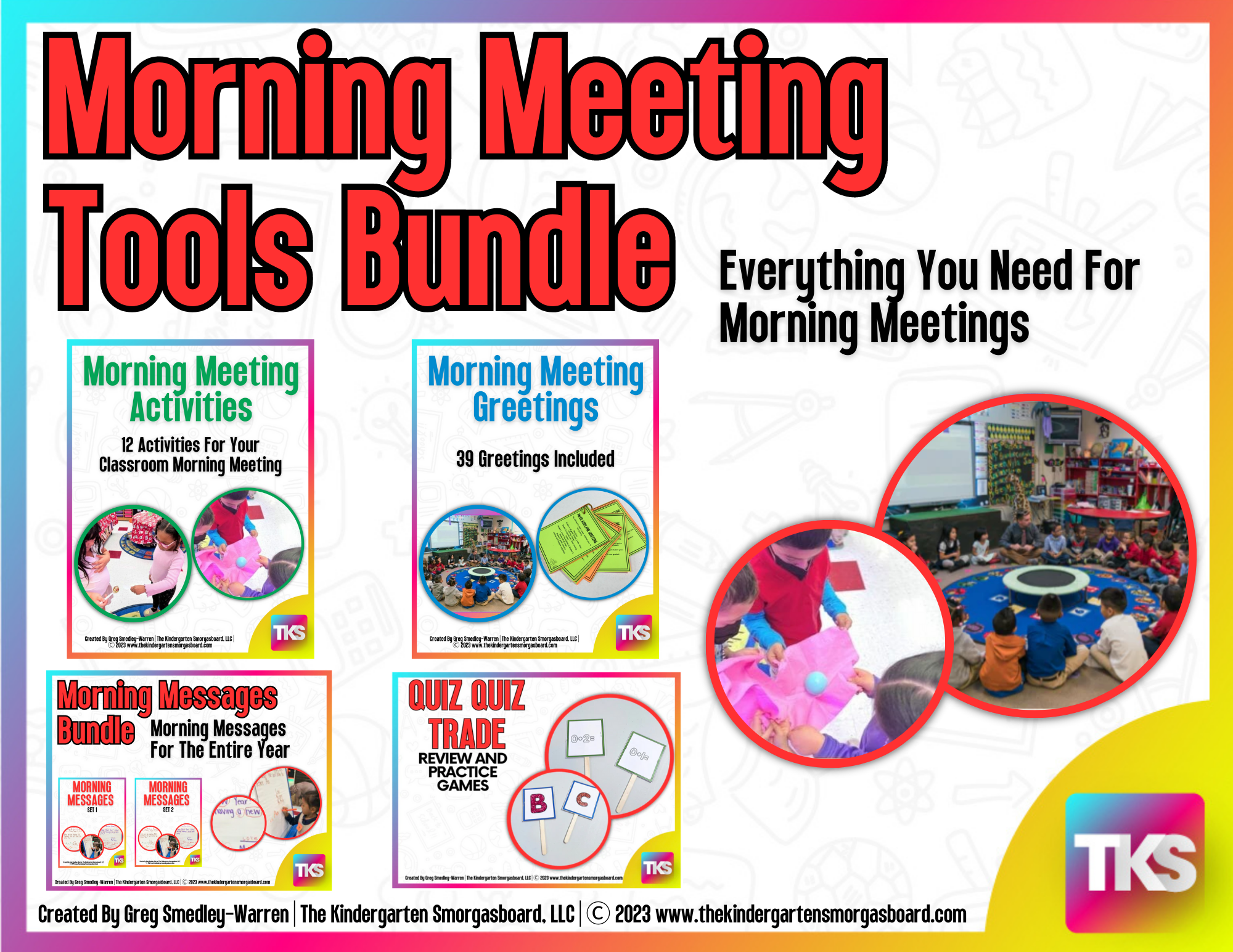 Morning Meeting Tools Bundle – The Kindergarten Smorgasboard Online Store