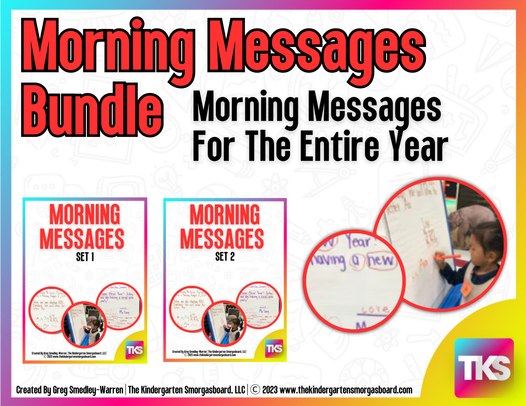 Morning Messages BUNDLE! – The Kindergarten Smorgasboard Online Store