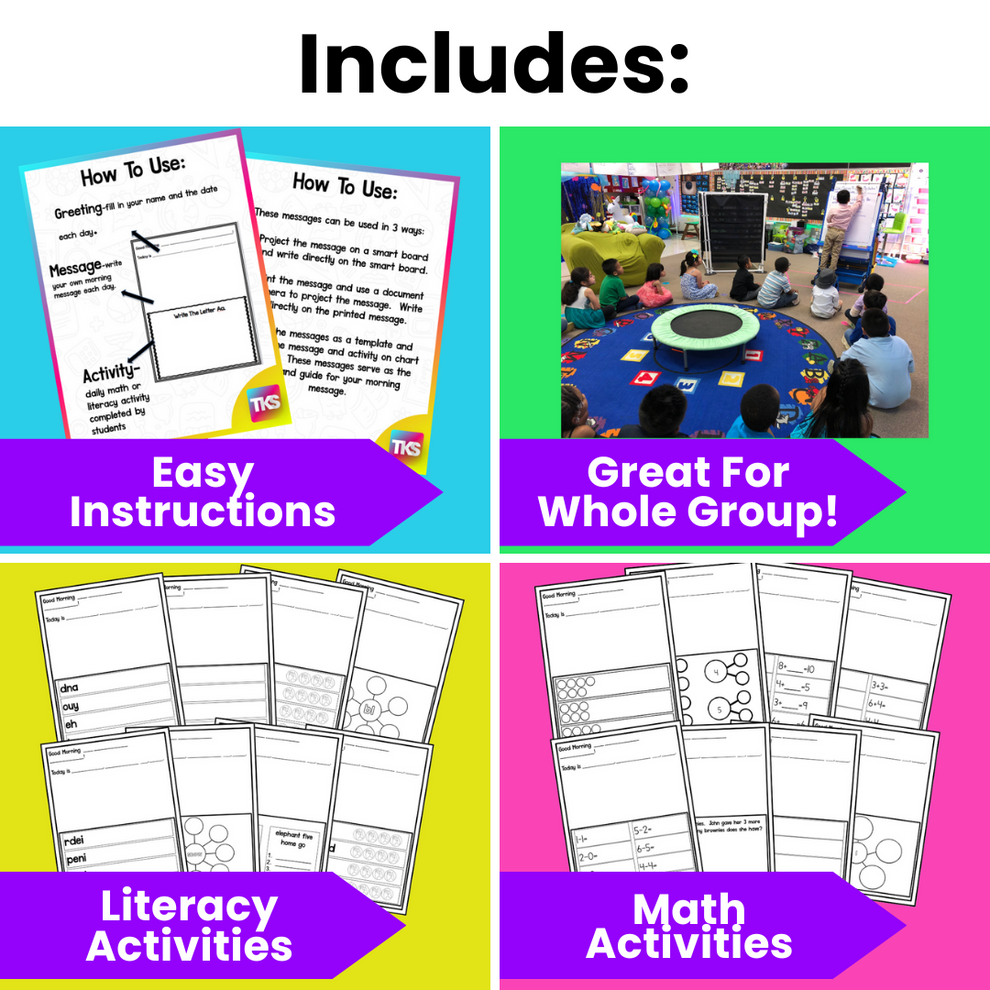 Morning Messages BUNDLE! – The Kindergarten Smorgasboard Online Store