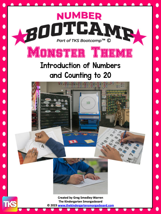 Number Bootcamp: Numbers and Counting 1-20 (Monster Theme) – The ...