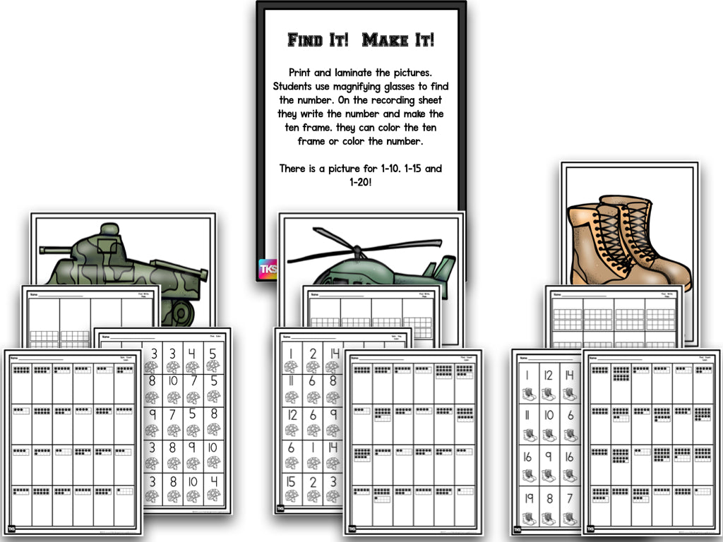 Number Bootcamp: Numbers and Counting 1-20 (No Theme) – The ...