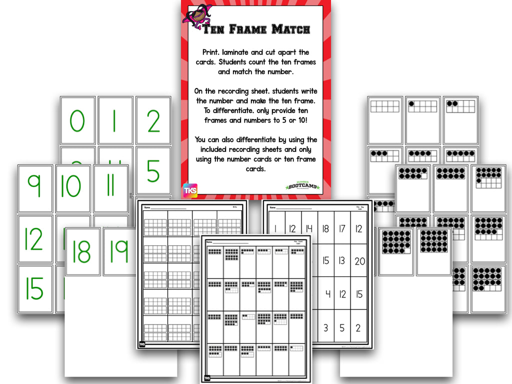 Number Bootcamp: Numbers and Counting 1-20 (Superhero Theme) – The ...