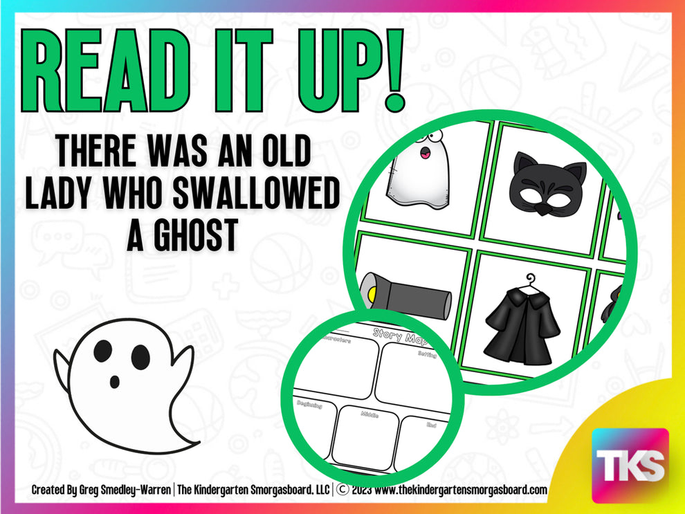 There Was an Old Lady Who Swallowed A Ghost - Reading Comprehension St ...