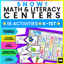 Snow! A Winter Math and Literacy Unit – The Kindergarten Smorgasboard ...