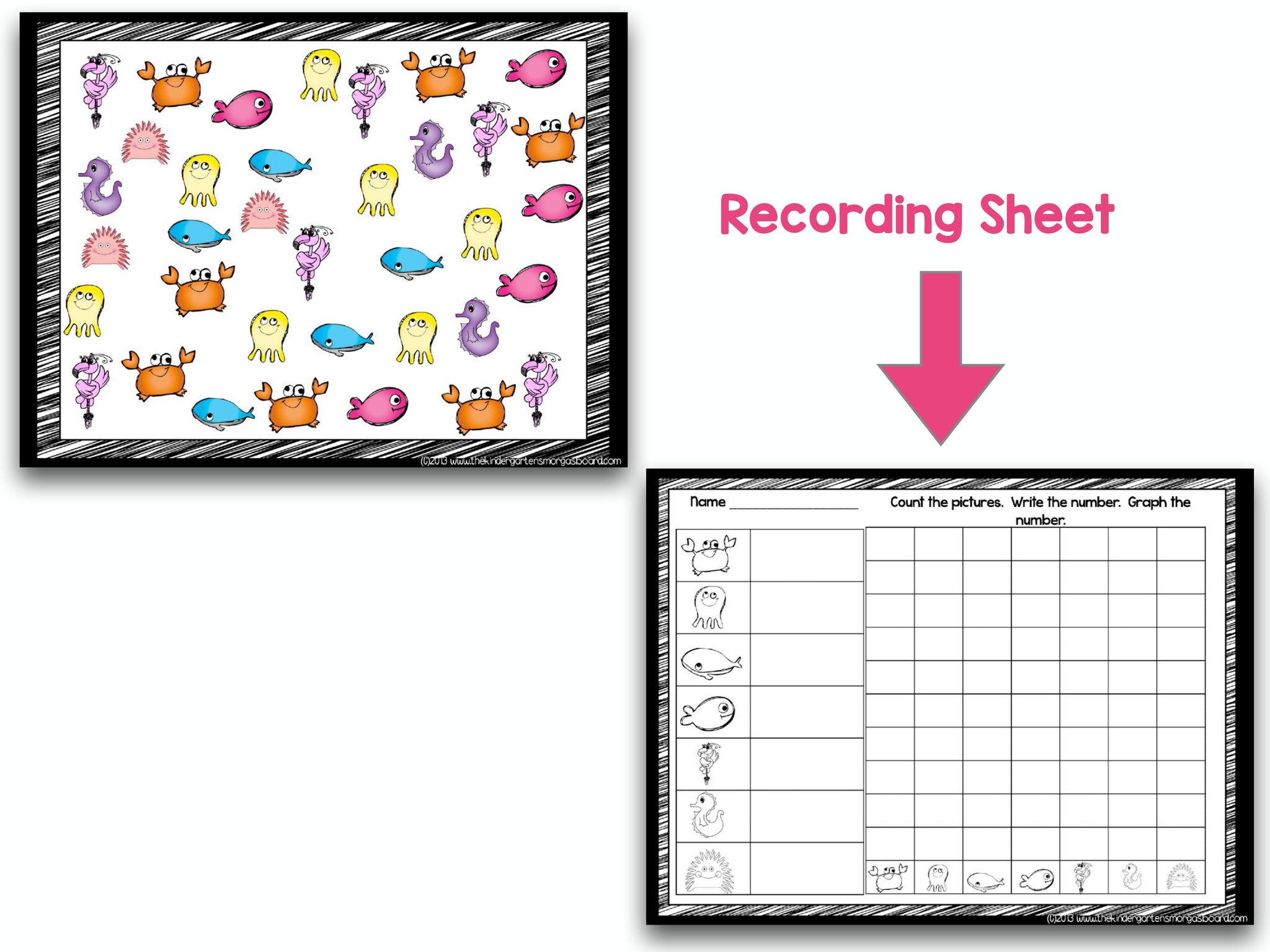 See, Count, Graph: Math and Graphing Creation – The Kindergarten ...