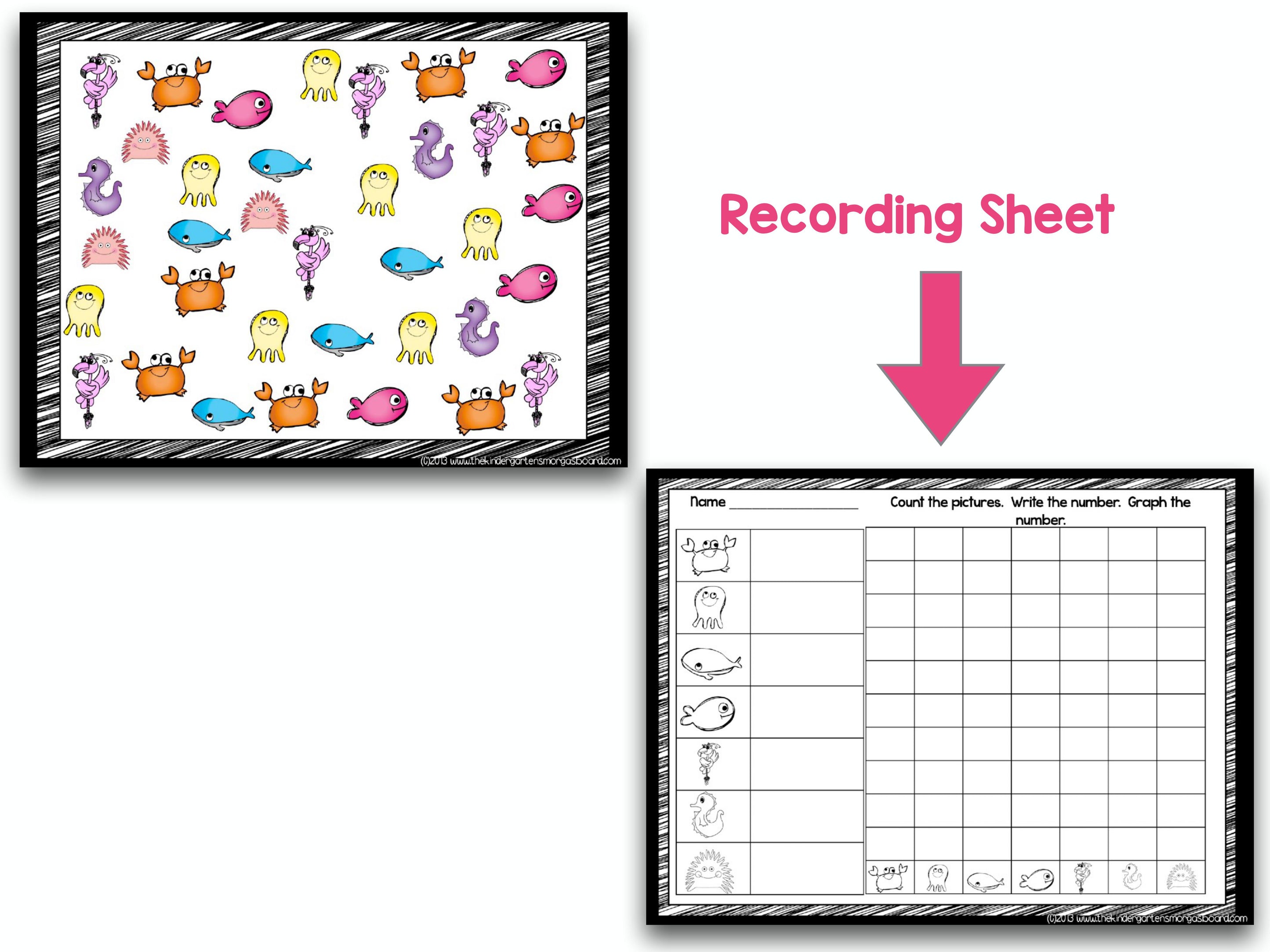 See, Count, Graph: Math and Graphing Creation – The Kindergarten ...