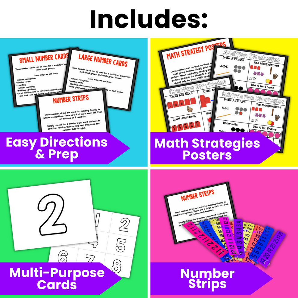 Small Group Math Toolkit – The Kindergarten Smorgasboard Online Store