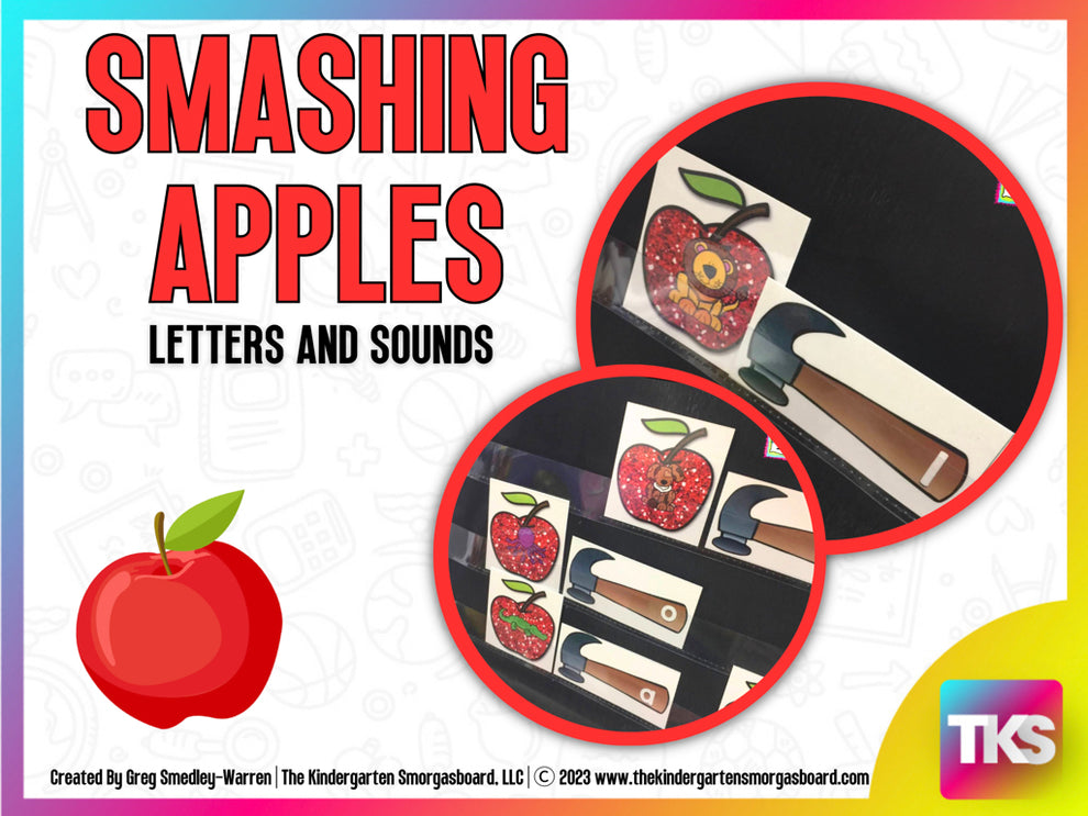 APPLE LITERACY CENTERS: APPLES LETTERS AND SOUNDS – The Kindergarten ...
